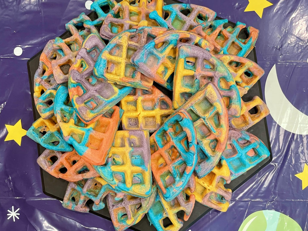 Galaxy Waffles - Birch Benders Recipes